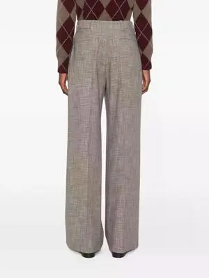 Maje Checked Trousers