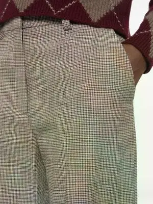 Maje Checked Trousers