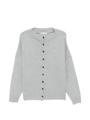 Liviana Conti Button-up Cardigan - Grey