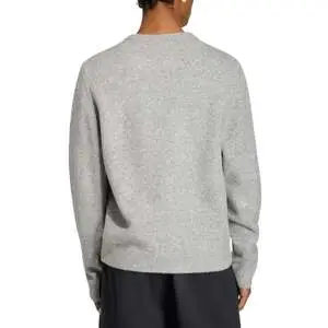 Adidas Trefoil Essentials Knit Pullover - Medium Grey Heather