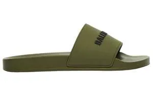 Balenciaga Pool Slides - Green