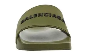 Balenciaga Pool Slides - Green