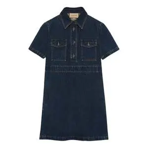 GUCCI (wmns) Gucci Organic Denim Dress 'dark Blue'