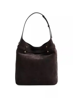 Borbonese Suede Bucket Bag