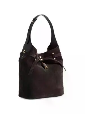 Borbonese Suede Bucket Bag