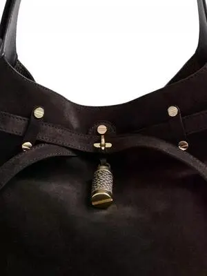 Borbonese Suede Bucket Bag