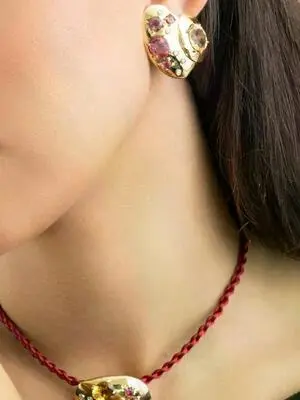 CAROL KAUFFMANN 18k Yellow Multi-stone Earrings