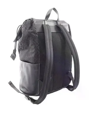 Fendi Ff Nylon And Leather Backpack