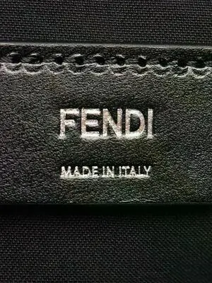 Fendi Ff Nylon And Leather Backpack