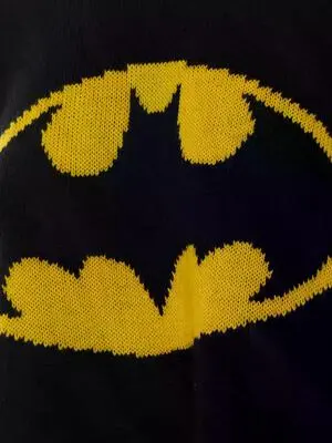 ANIYE BY Batman Distressed Sweater
