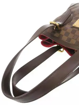 LOUIS VUITTON 2008 Damier Ebene Hampstead Mm Tote Bag