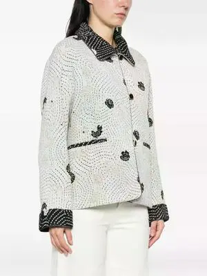 FORTE_FORTE Floral Jacquard Jacket