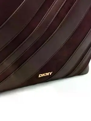 Dkny Medium Paula Diagonal-stripe Tote Bag