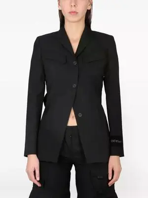 Off-White Logo Patch Blazer