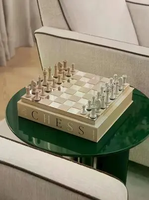 PRINTWORKS Mirror Checkerboard Chess Set