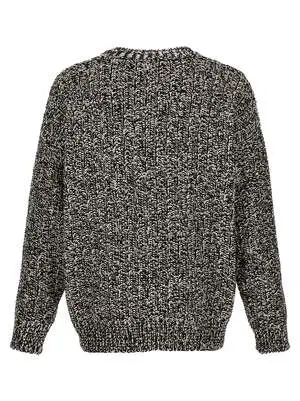 JIL SANDER Magic Orchestra" Logo Wool Blend Sweater - Multicolor