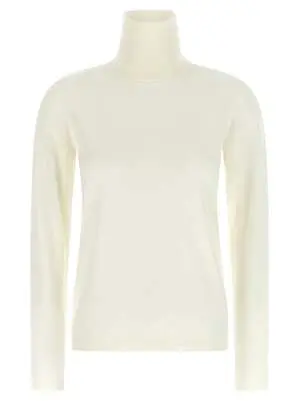 Max Mara Saluto' Turtleneck Sweater - White