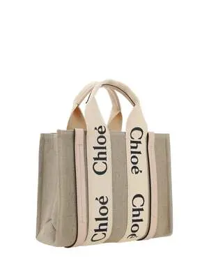 Chloé Woody Tote Bag - Brown
