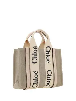 Chloé Woody Tote Bag - Brown