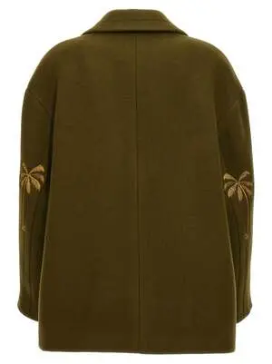 Palm Angels Palm Embroidery Coat