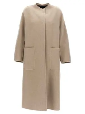 Max Mara Gioiosa Double Cashmere Coat - Cream