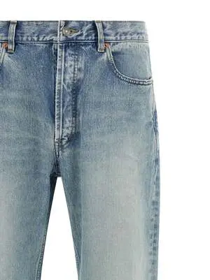 Saint Laurent Wide Leg Jeans - Blue