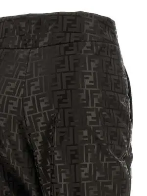 Fendi Ff Monogram Ski Pants - Brown