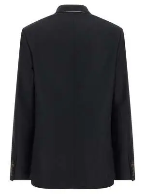 Dries Van Noten Barrysta Double-breasted Blazer With Floral Embroidery