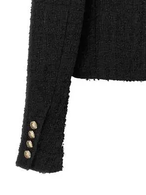 Balmain Double-breasted Tweed Jacket