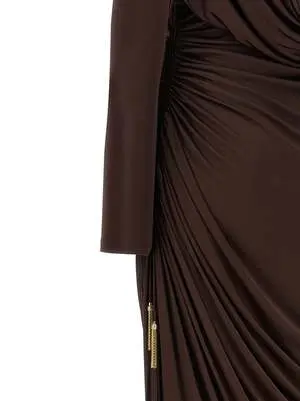Balmain Draped Jersery Dress