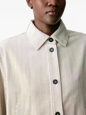 Marc O'polo Corduroy Button-front Jacket - Neutrals
