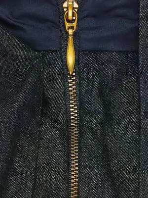 Zimmermann Zip Blouse With High Neck And Gold-tone Hardware