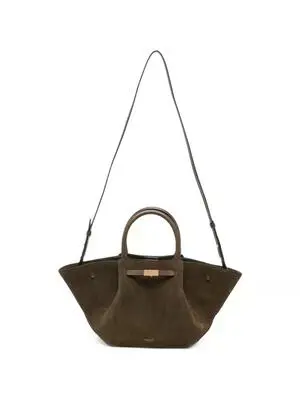 DEMELLIER Medium Suede Tote Bag - Brown