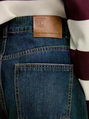 BENETTON Faded Balloon-fit Jeans