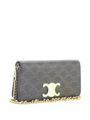 Celine Multipochette Flap Bag Triomphe Coated Canvas Crossbody Bag