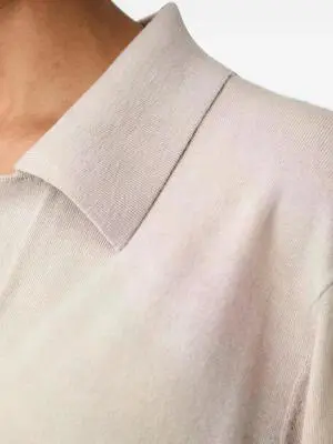 Marc O'polo Polo-collar Short-sleeve Sweater