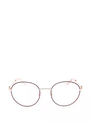 Moschino Round Frame Eyeglasses
