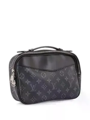 LOUIS VUITTON Monogram Eclipse Explorer Bum Bag - Black