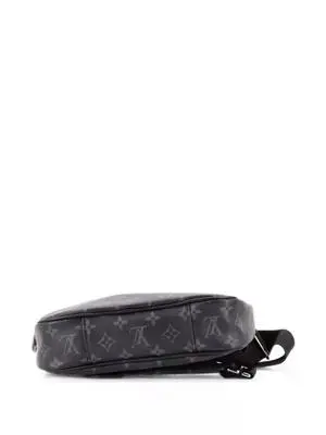 LOUIS VUITTON Monogram Eclipse Explorer Bum Bag - Black