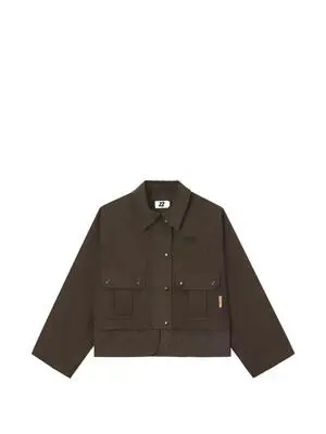 Izzue Quilted-panel Corduroy-collar Jacket