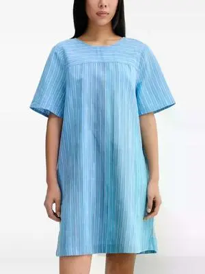 Marc O'polo Vertical-stripe Tie-back Dress
