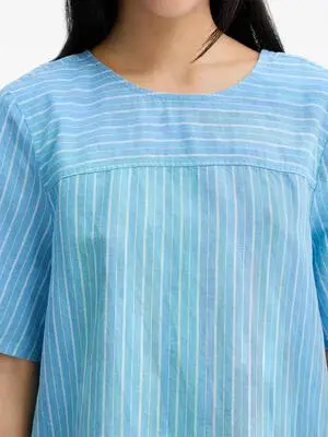 Marc O'polo Vertical-stripe Tie-back Dress
