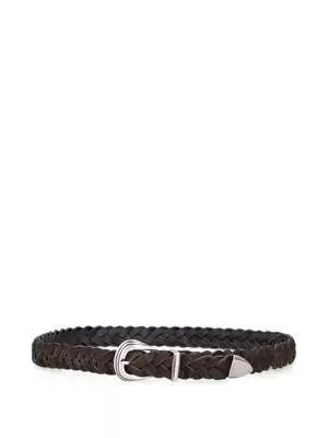 MANCINI 1979 John Braided Suede Belt