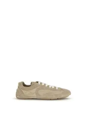 Prada Montecarlo Re-edition 2005 Sneakers - Cream