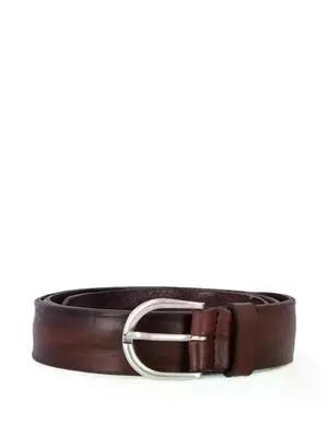MANCINI 1979 Buckle-fastening Leather Belt - Brown