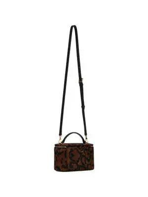 POTAMY Leopard-print Calf Hair Mini Bag