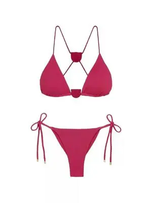 VIX PAULA HERMANNY Firenze Yara Textured Tie-side Bikini
