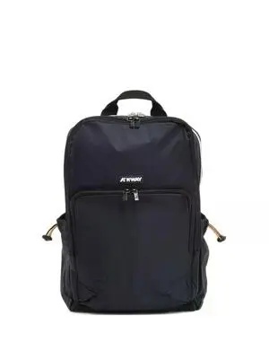 K-WAY Logo-patch Zip-fastening Backpack - Blue