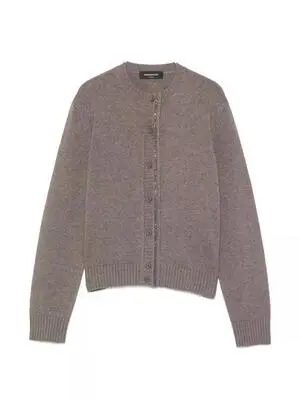 Fabiana Filippi Beaded-trim Knitted Cardigan