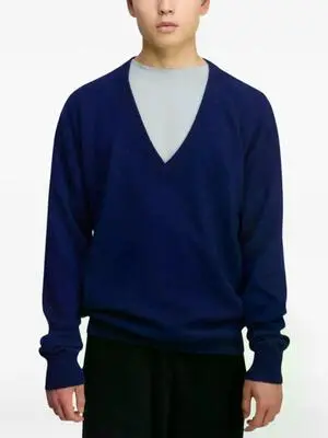Extreme Cashmere Ben V-neck Sweater - Blue